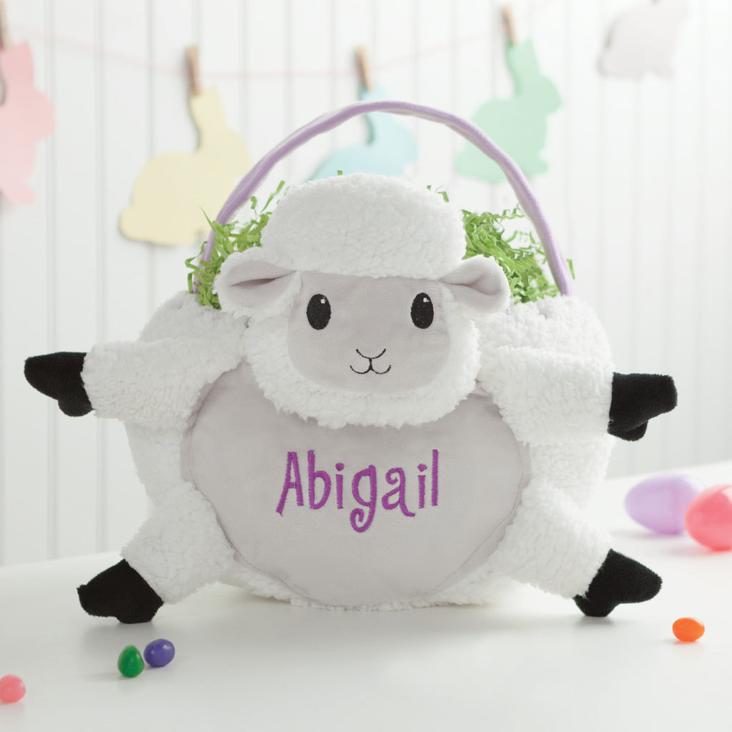 Personalized Lamb Easter Basket – Personalized Planet