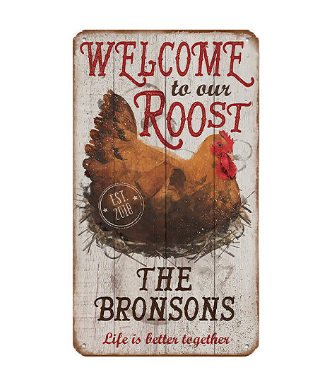 Custom and Personalized Wall Decor Tin Metal Signs – Personalized Planet