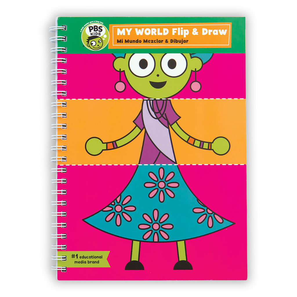 PBS KIDS My World Flip & Draw Activity Book – Personalized Planet