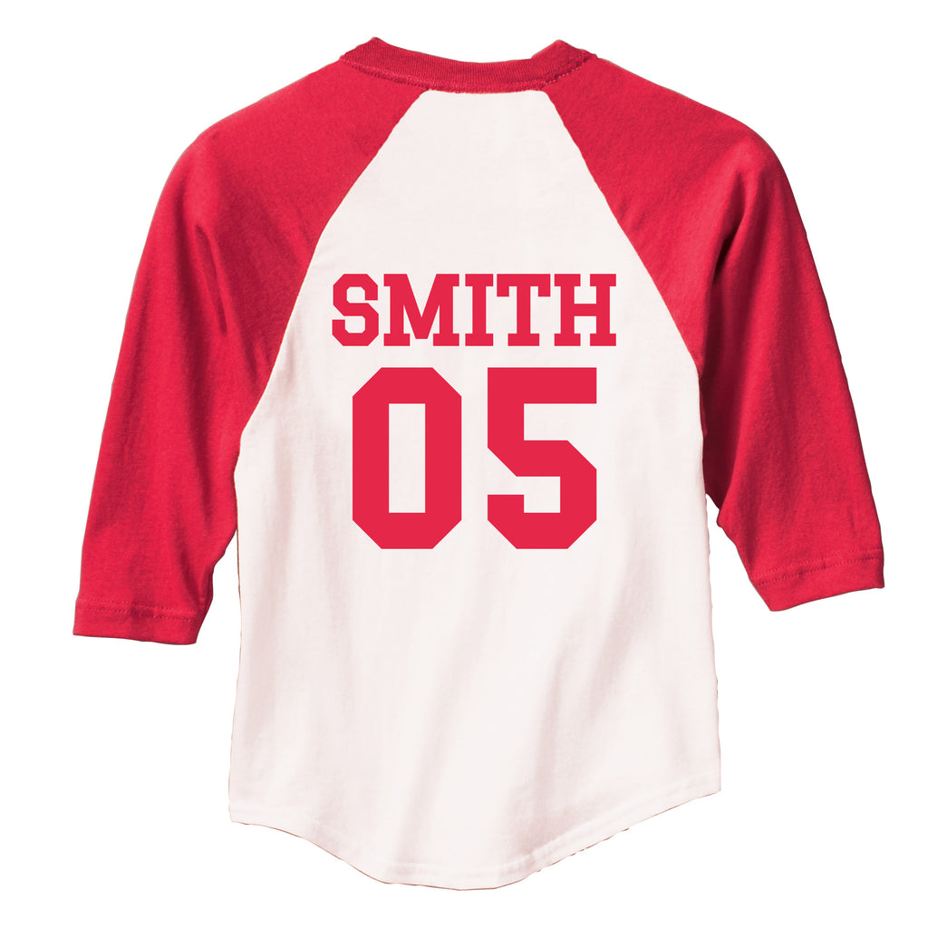 Personalized Red Sports Jersey T-Shirt – Personalized Planet
