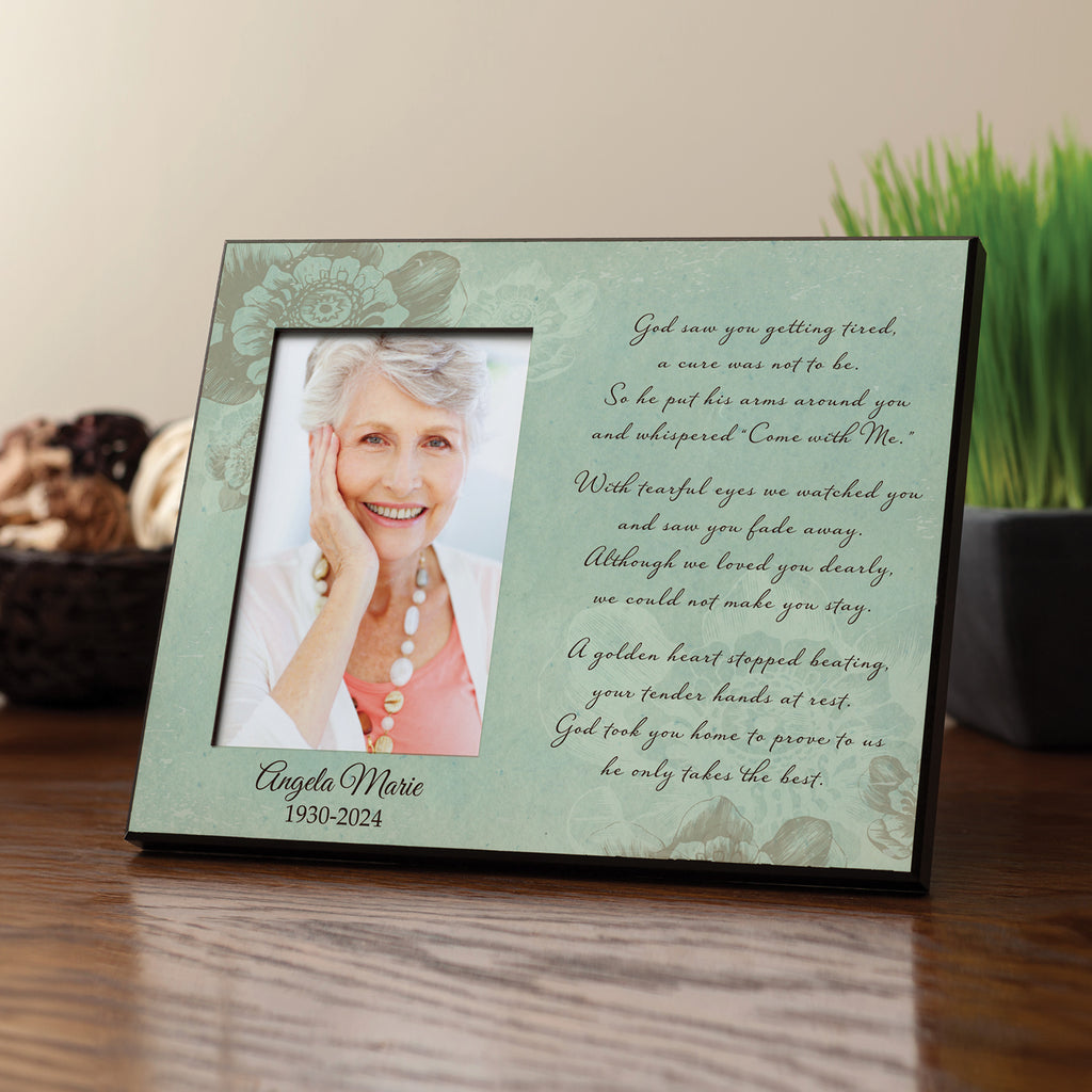 In Her Memory Personalized Memorial Frame – Personalized Planet