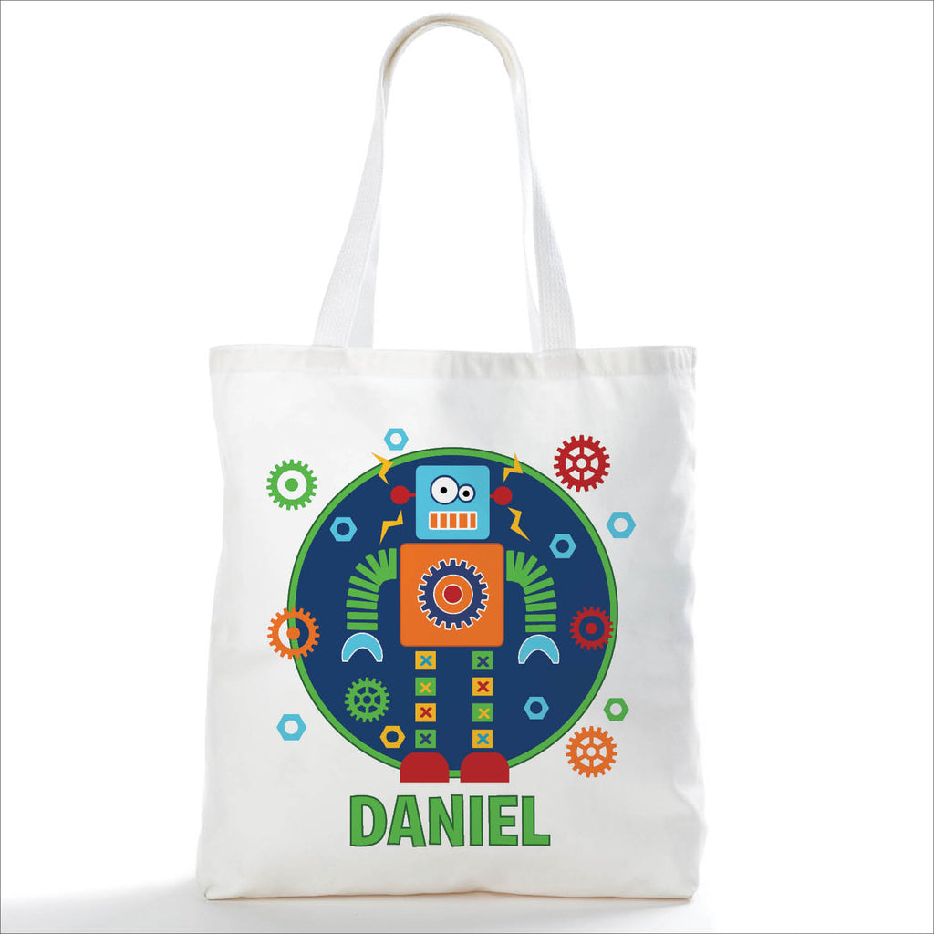 Robot Personalized Tote Bag – Personalized Planet