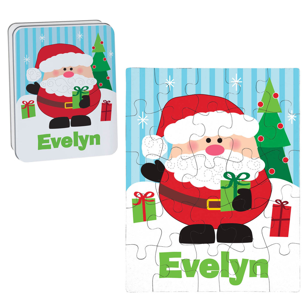 Santa Personalized Puzzle and Tin – Personalized Planet