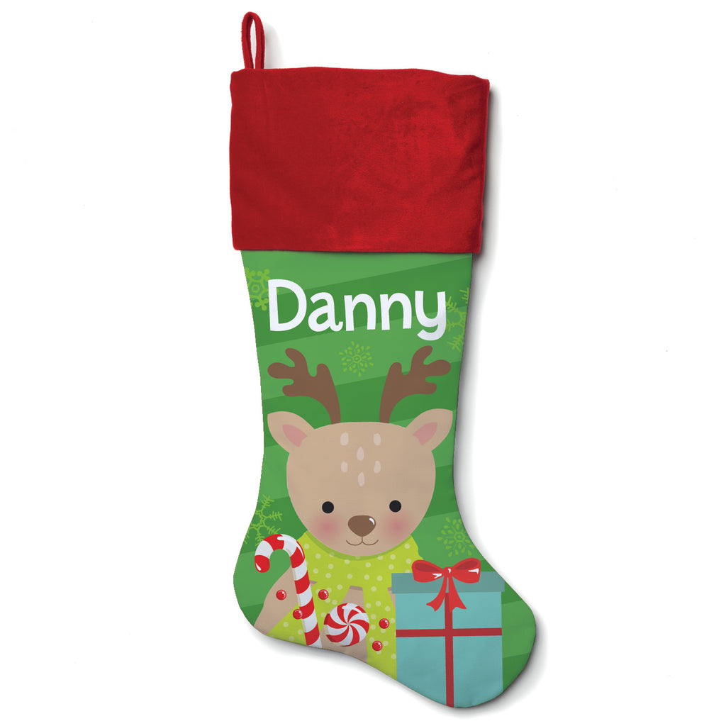 Personalized Reindeer Stocking – Personalized Planet