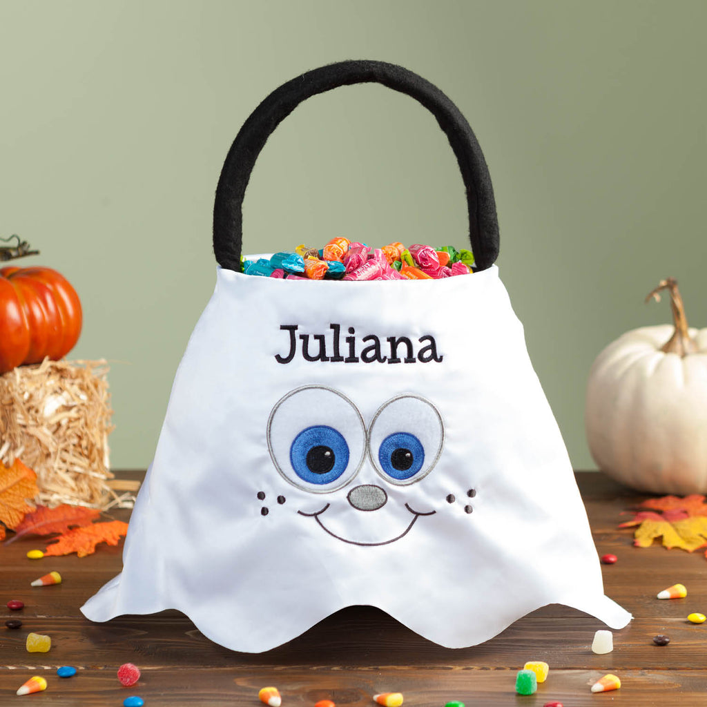 PERSONALIZED GHOST HALLOWEEN BASKET – Personalized Planet