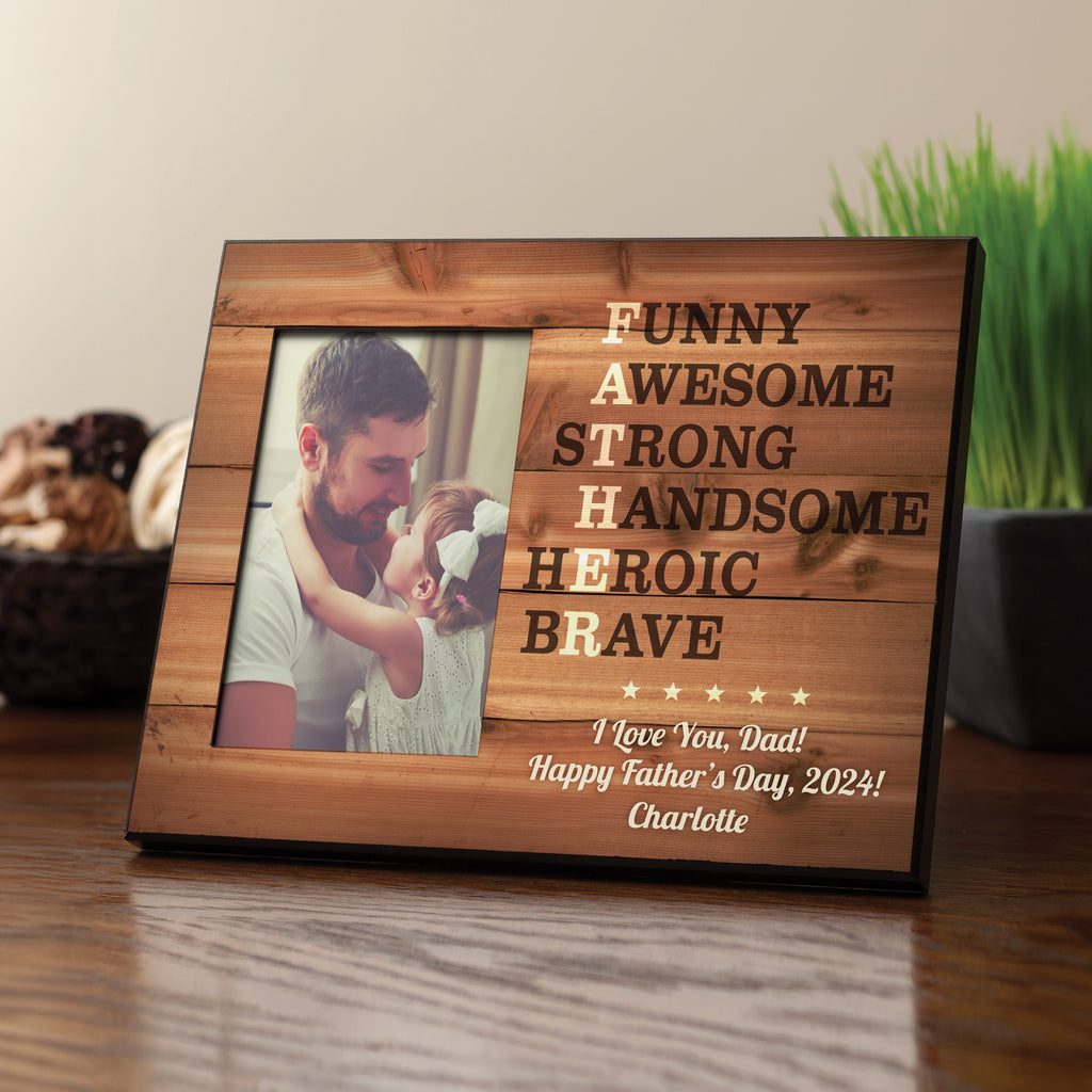Father Acronym Personalized Frame – Personalized Planet