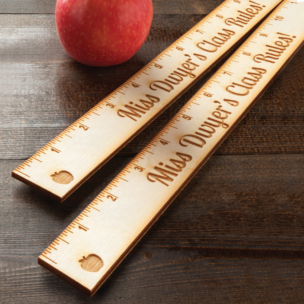 Special Teacher Personalized Wood Ruler – Personalized Planet