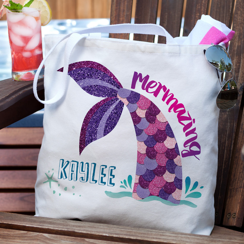 Personalized Mermazing Tote Bag – Personalized Planet