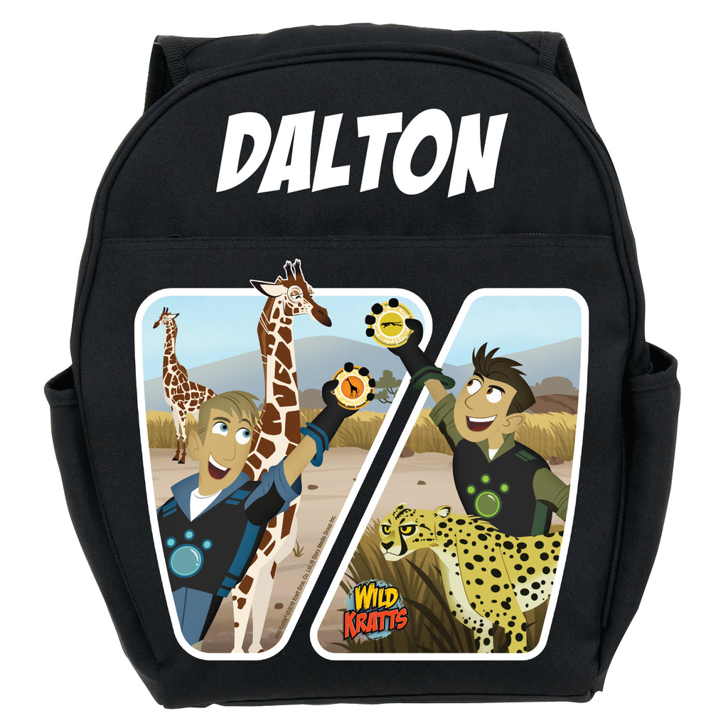Wild Kratts Desert Adventures Black Youth Backpack – Personalized Planet