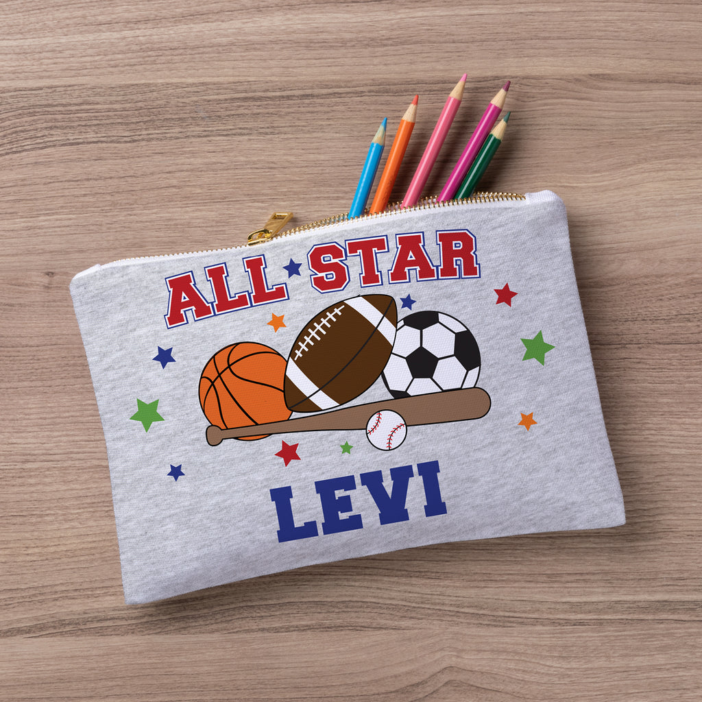 All Star Personalized Zipper Pouch – Personalized Planet