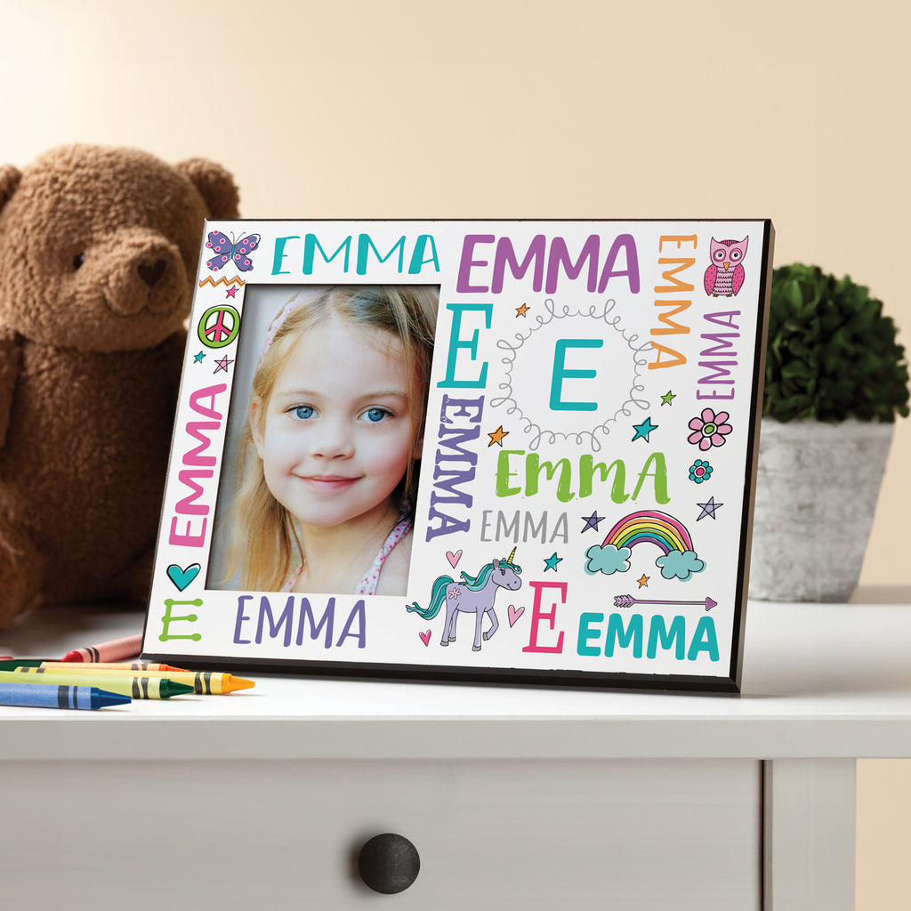 Personalized My Name Pastel Photo Frame – Personalized Planet