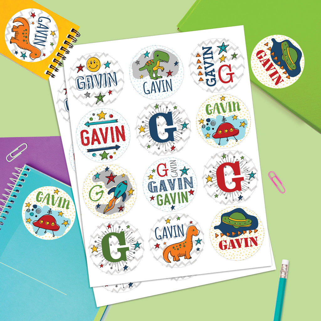 Personalized My Name Primary Stickers – Personalized Planet