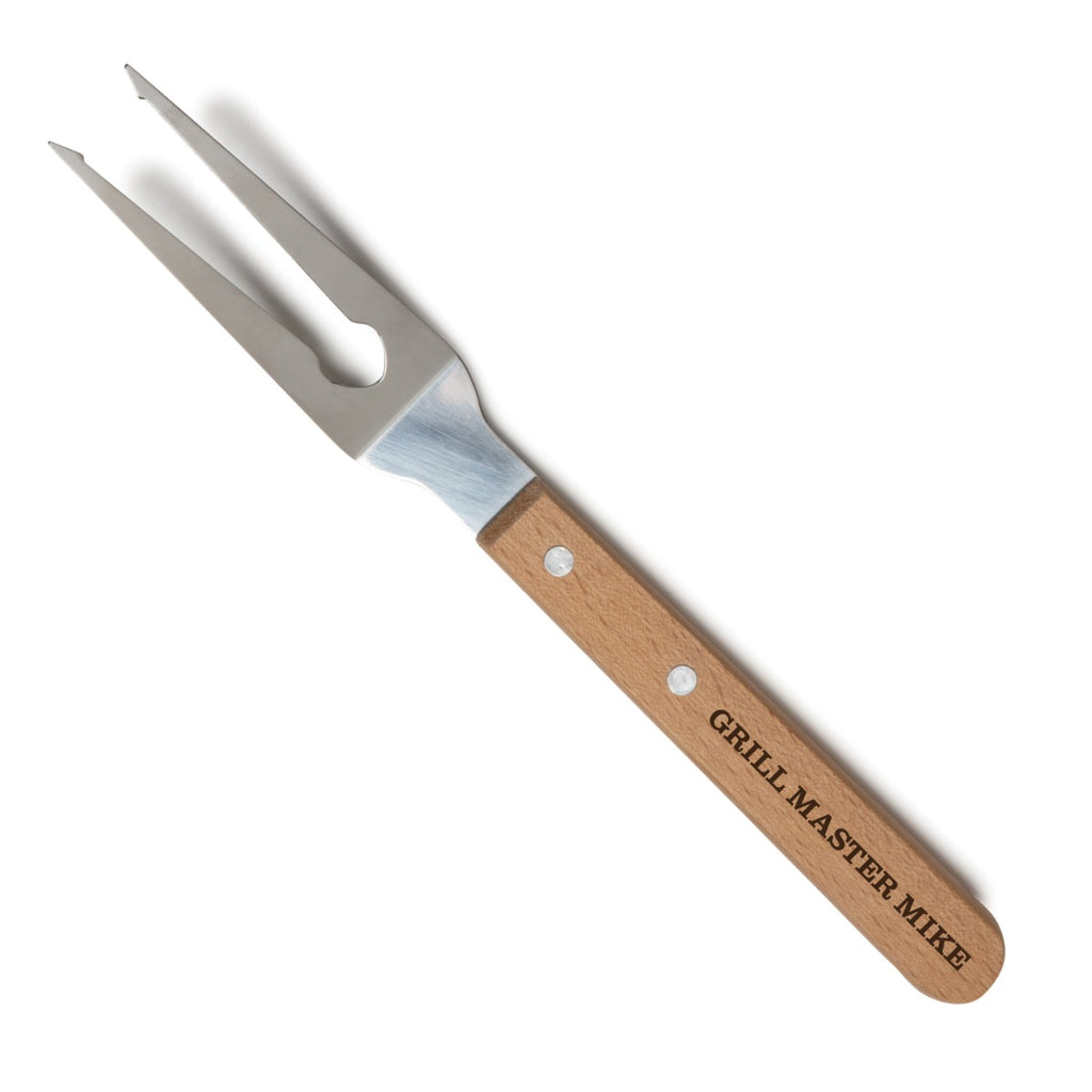 BBQ Fork with Personalized Wood Handle – Personalized Planet