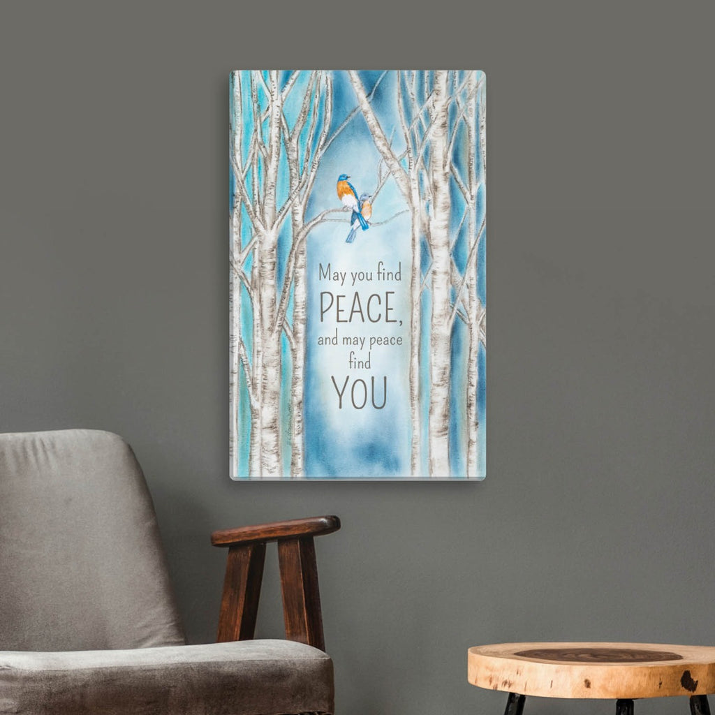 May You Find Peace 10x16 Canvas – Personalized Planet