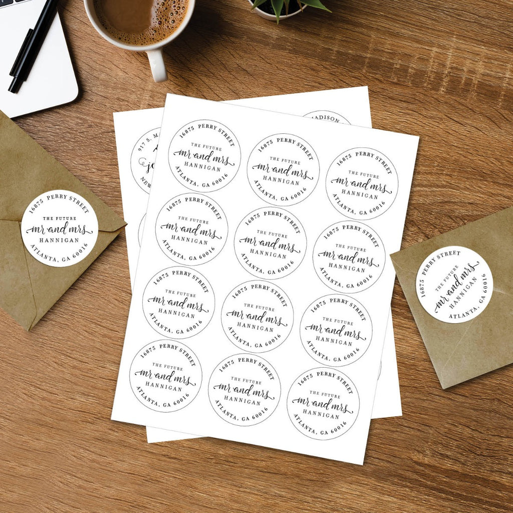 The Future Mr. and Mrs. Personalized Address Labels – Personalized Planet