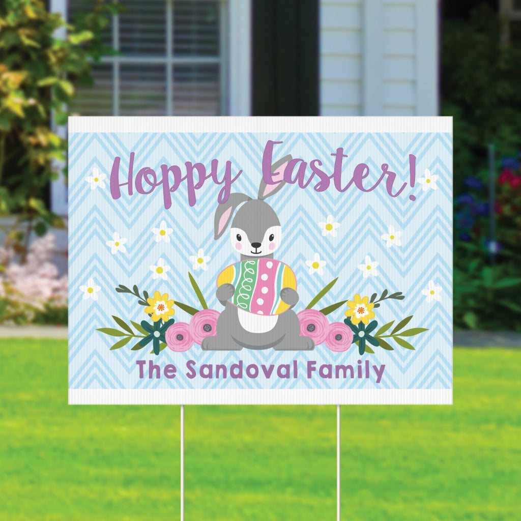 Easter Yard Sign – Personalized Planet