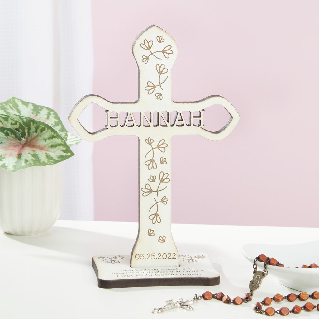 First Communion Girl Cross – Personalized Planet