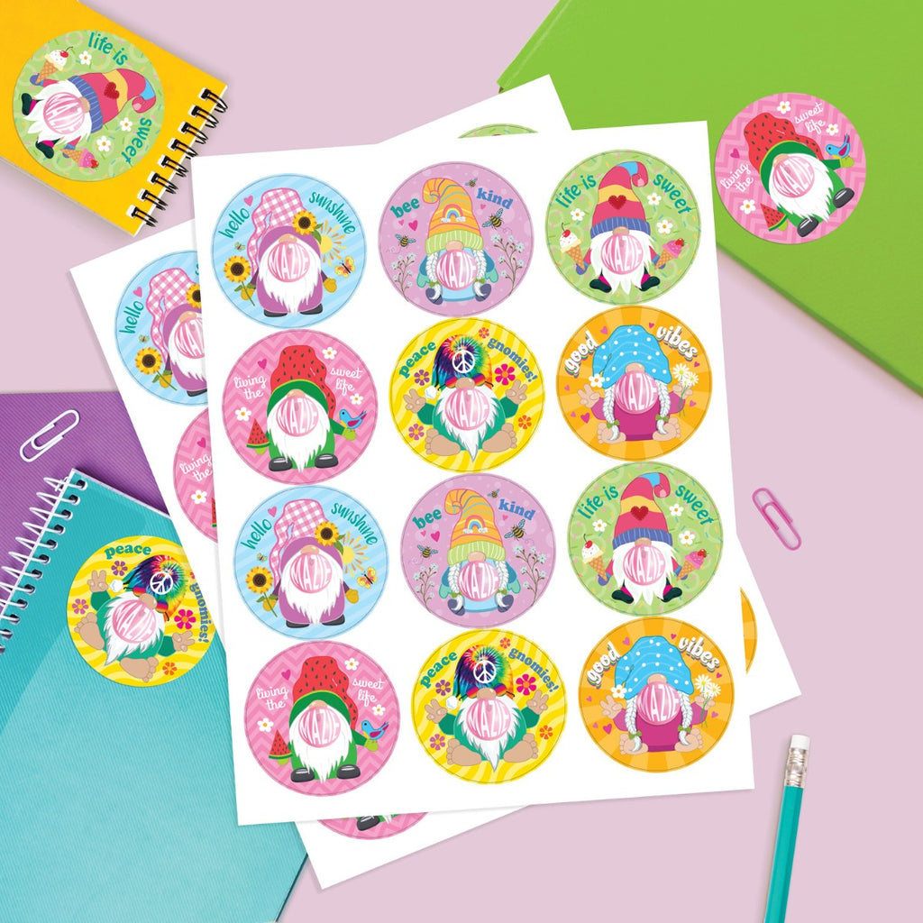Bubble Gum Gnome Stickers – Personalized Planet
