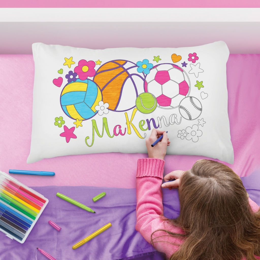 Color Your Own Pillowcase – Personalized Planet