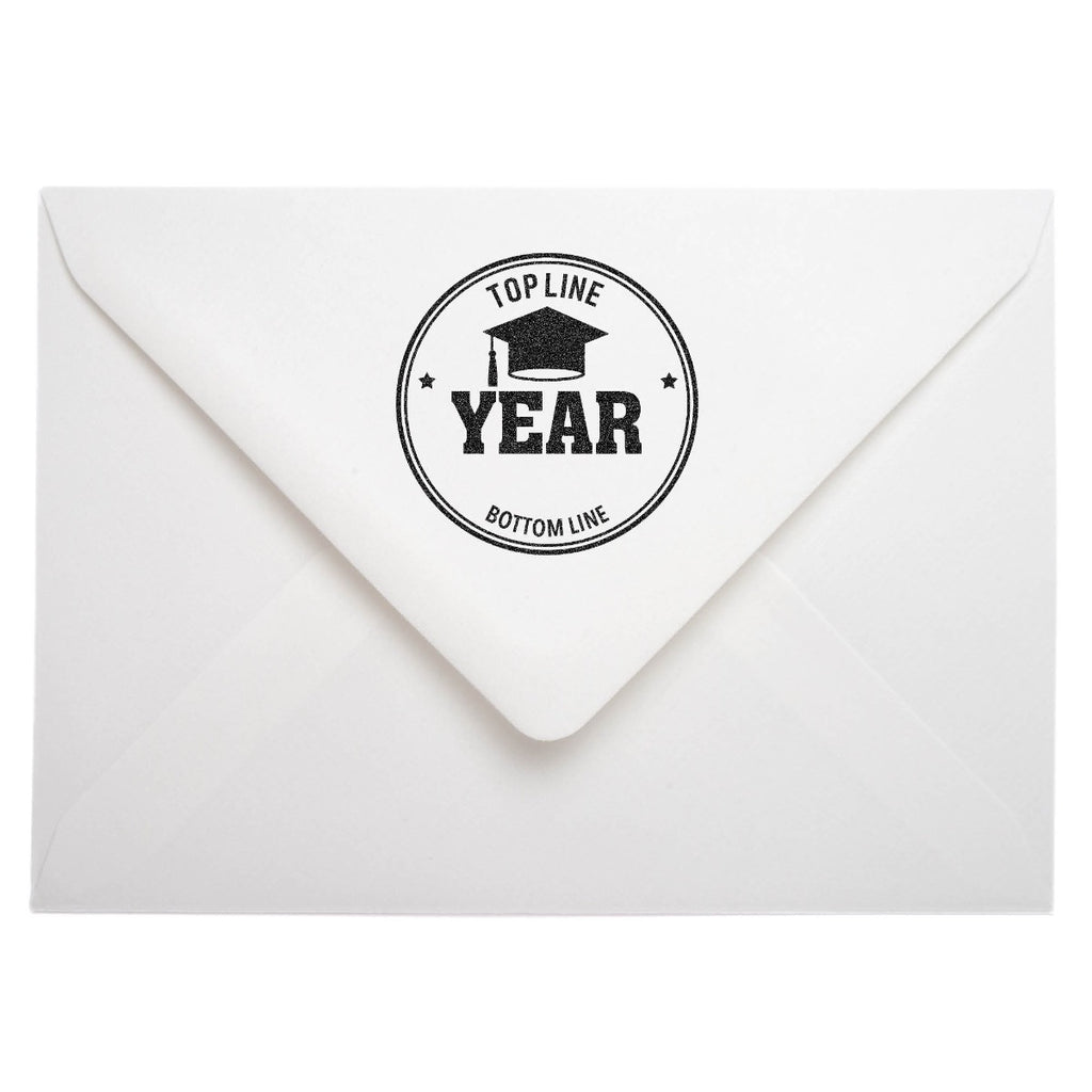 Graduate Return Address Rubber Stamp – Personalized Planet