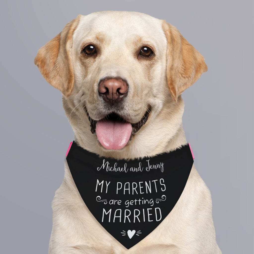 My Parents Are Getting Married Dog Bandana – Personalized Planet
