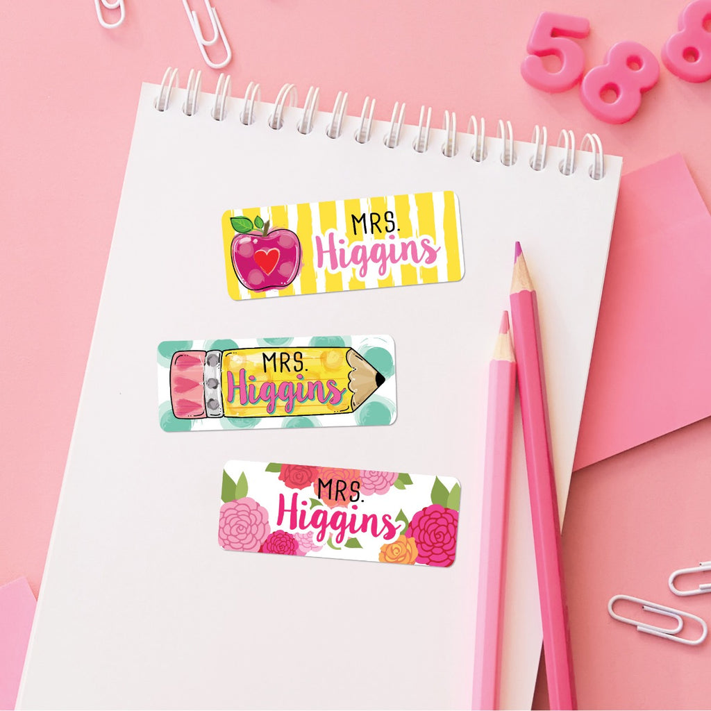 Whimsical Teacher Stickers – Personalized Planet