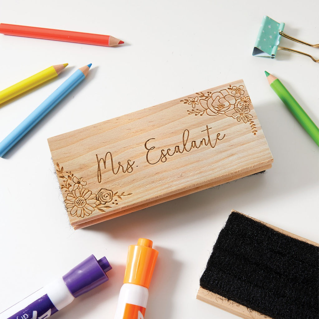 Script Name Chalkboard Eraser – Personalized Planet