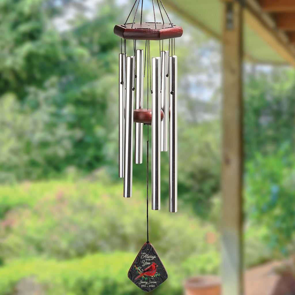 Cardinal Memorial Wind Chime – Personalized Planet