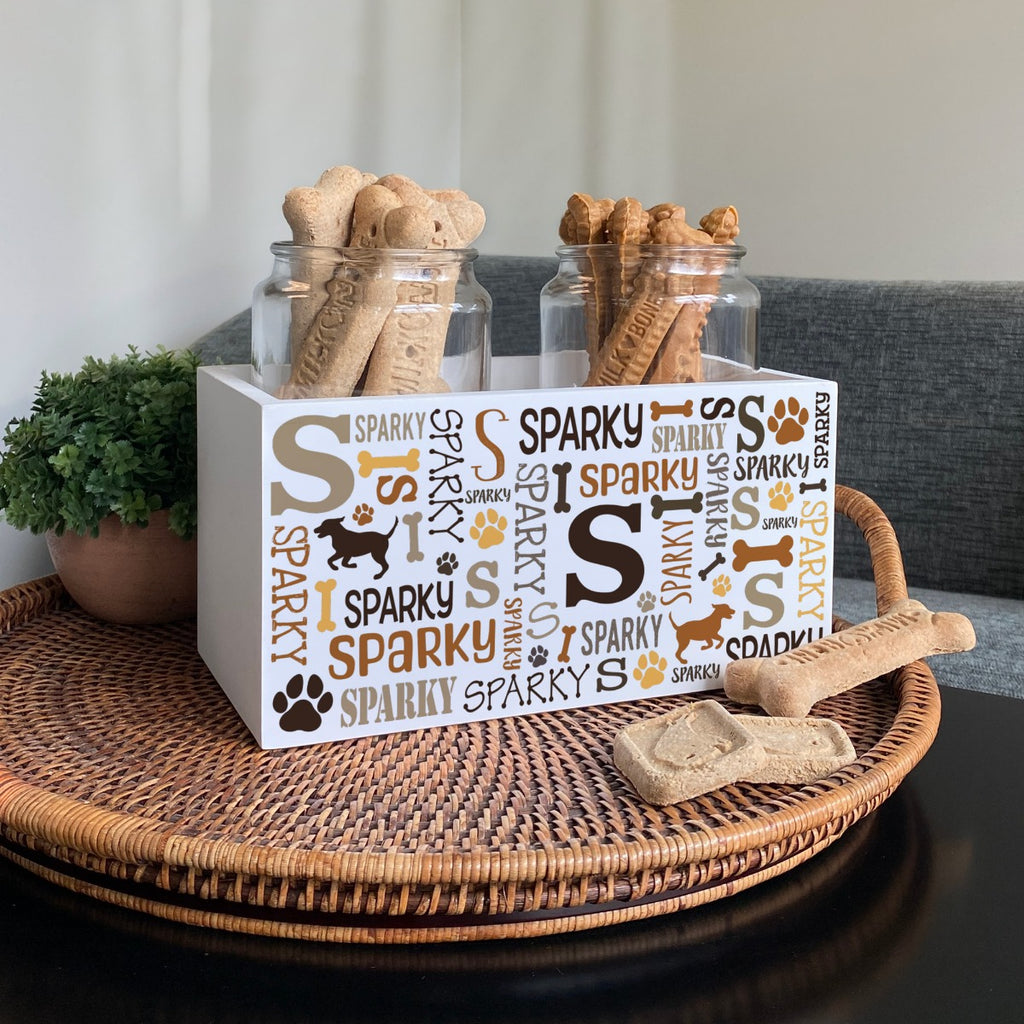 Pet White Wood Personalized Storage Box – Personalized Planet