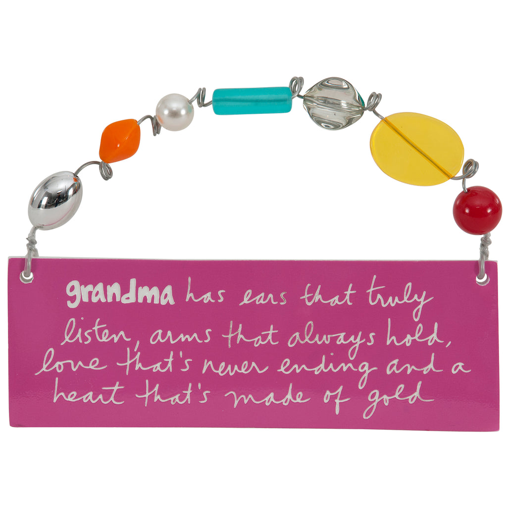 Sandra Magsamen Grandma has Ears Rectangle Plaque – Personalized Planet